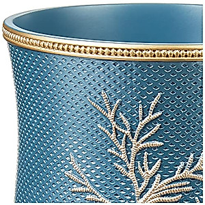 Popular Bath 942668 Capri, Waste Basket, Slate Blue