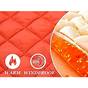 KEFITEVD Men's Bomber Jacket Windproof Quilted Jacket Winter Casual Sportswear Jacket Black Jacket for Men Windbreaker Jackets Men