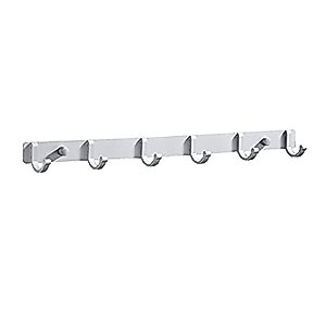 EYHLKM Robe Hook Wall Mounted Bathroom Towel Hook Black Aluminum Vintage Coat Hooks Hanger Single Decorative Bag Key Hat Clothes Rack