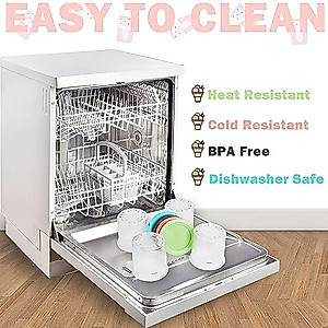 EVANEM 2/4/6PCS Creami Deluxe Pints, for Ninja Creami Ice Cream Maker Pints,16 OZ Ice Cream Container Safe and Leak Proof for NC301 NC300 NC299AM Series Ice Cream Maker,Green-4PCS