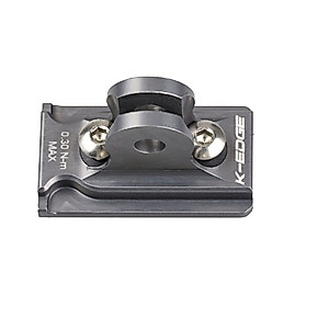 K-Edge Niterider Light Adapter Gunmetal, One Size