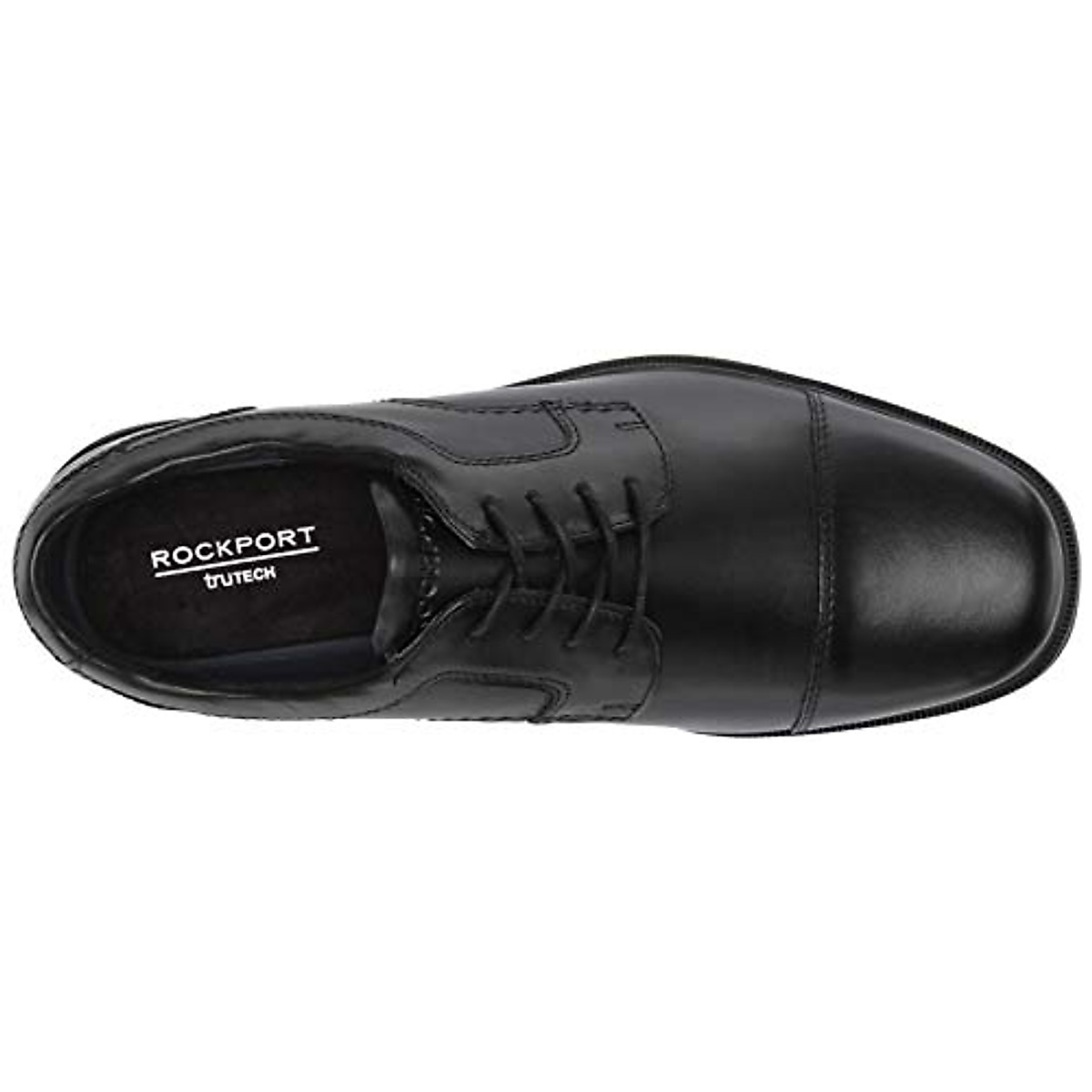 Rockport mens Rockport Men's Robinsyn Waterproof Cap Toe Oxford, Black, 13 US