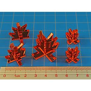 LITKO Blast Markers | Explosion | Damage & Destruction | Area Effect | Strike Effect | Fluorescent Amber (Variety Pack)