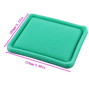 491588S Air Filter with 493537S Pre Filter(3+3 Pack) Compatible with Briggs and Stratton 491588 493537,Toro 20332,John Deere AM116236 Push Lawn Mower