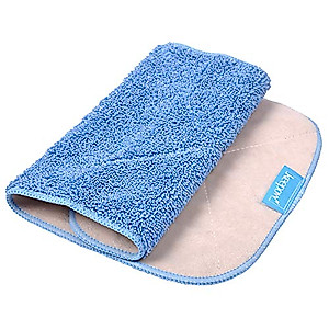 KEEPOW Microfiber Mop Cloth Refills Compatible with MR.SIGA Professional Microfiber Mop, Double Side use, Wet & Dry Mopping, Pack of 5