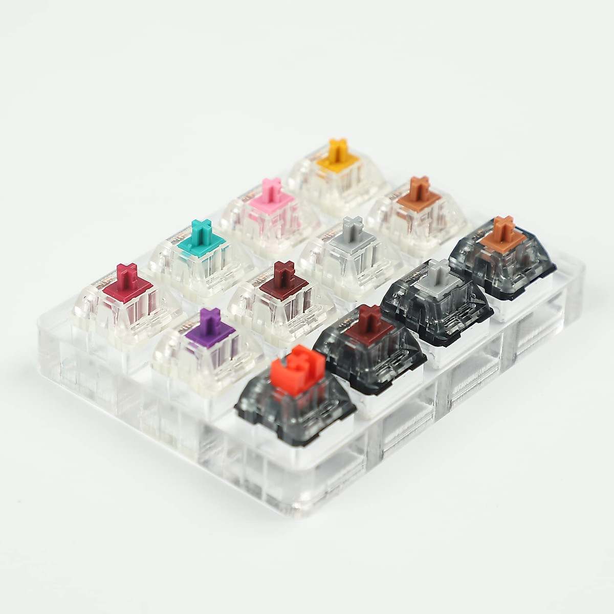 Kailh Speed Gold Silver Copper Bronze Pink Super Silver Copper Red Bronze Pro Purple Light Green MX SMD 3 Pin RGB Switches Tester