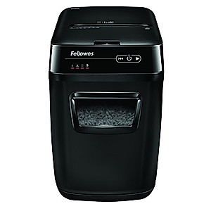 Fellowes AutoMax 200C Cross-Cut Auto Feed 2-in-1 Office Shredder with Auto Feed 200-Sheet Capacity (4653501)
