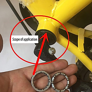 YouU 6 Pcs Crank Bearing 5/16" Ball Size x 9 Balls for Bicycle Crank Bike Crank Bikes Beach Cruiser limos Stretch Bicycles