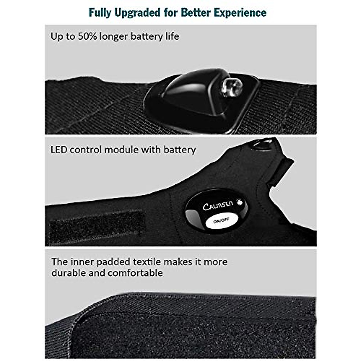 Gifts for Men/Dad, Cool Gadgets for Men, Calmsen Magnetic Wristband with LED Flashlight Gloves, Stocking Stuffers for Men, tool for Husband/Boyfriend/Grandpa on Christmas Day , Father Day，Birthday