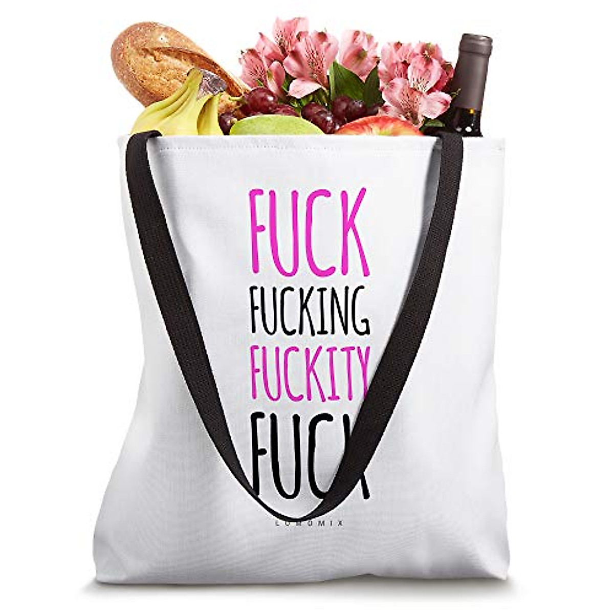 Funny Bags For Women Canvas Tote Gifts Fucking Fuckity Fuck Tote Bag