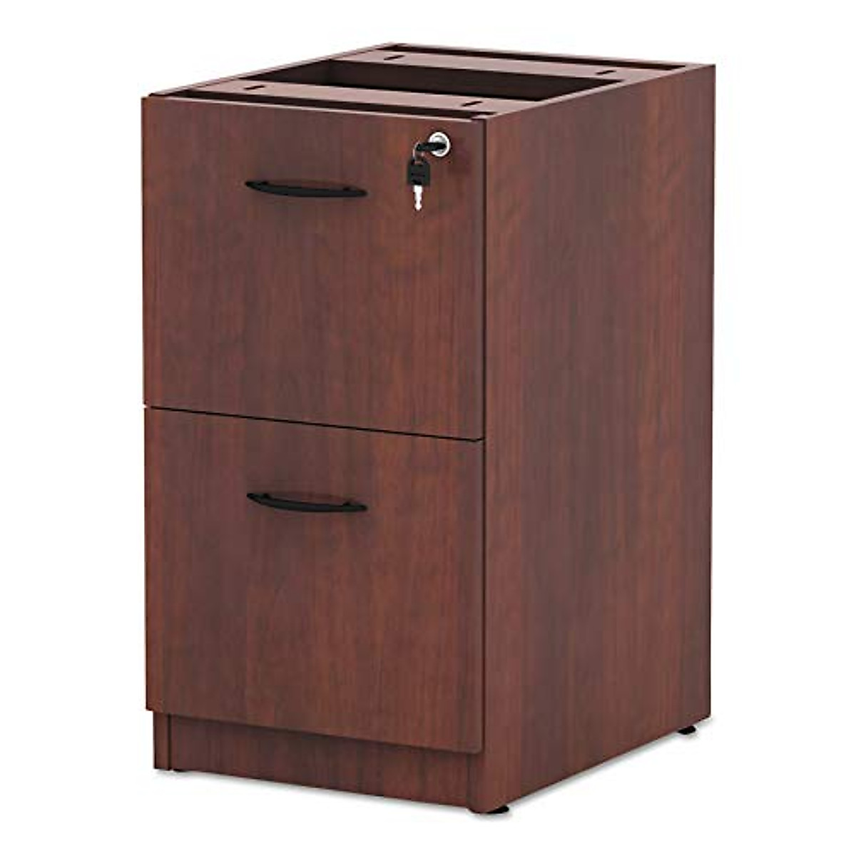 Alera ALEVA542822MC Valencia Series 15.63 in. x 20.5 in. x 28.5 in. Full Pedestal File Drawer - Medium Cherry