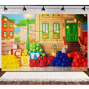 ABC Back to School Kindergarten Online Education Children Photography Background Birthday Party Decoration Background Curtain Photography Studio Props Vinyl(5x3ft)