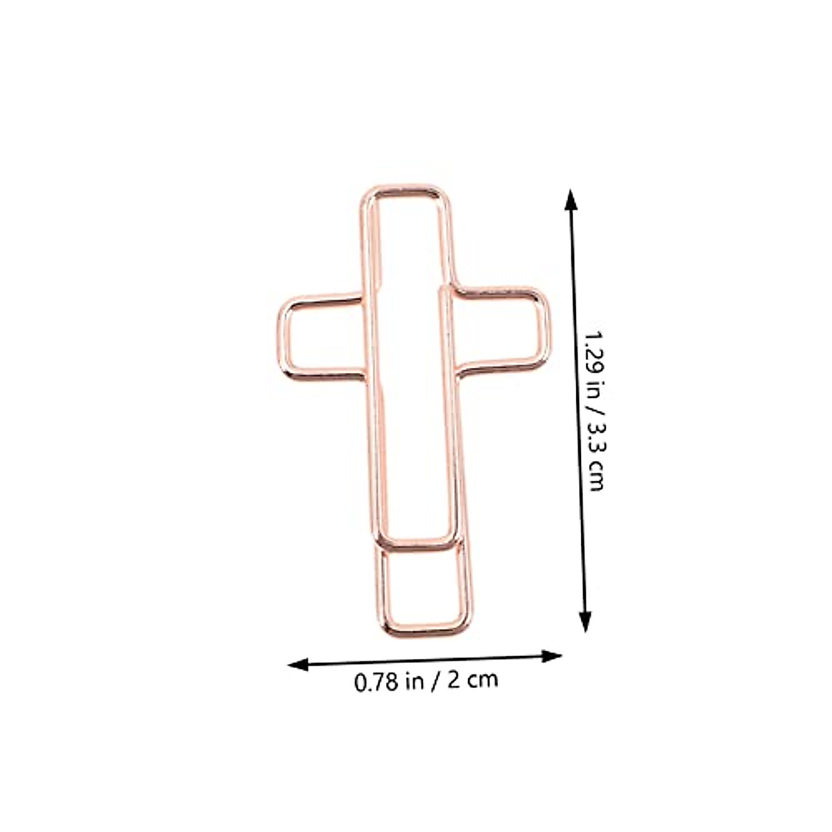 STOBOK 500 pcs Shape Exquisite School Bible Ornaments Organizer Small Metal Paperclips Bookmark Ticket Office Invitation Portable Creative Paper File Party Reading Files Modeling Book