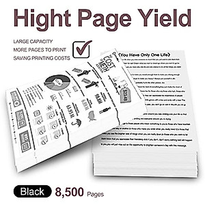 HIYOTA TN 750 TN-720 Black Toner Cartridge, Replacement for Brother TN7501PK Toner Cartridge to use with HL-5440D 5470DW/DWT 6180DW/DWT DCP-8110DN 8150DN MFC-8710DW 8810DW 8910DW 8950DW/DWT Printer