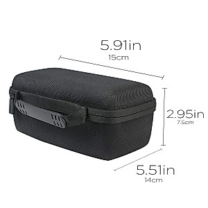 co2CREA Hard Travel Case Replacement for DOSS SoundBox Plus Portable Wireless Bluetooth Speaker (Black Case)