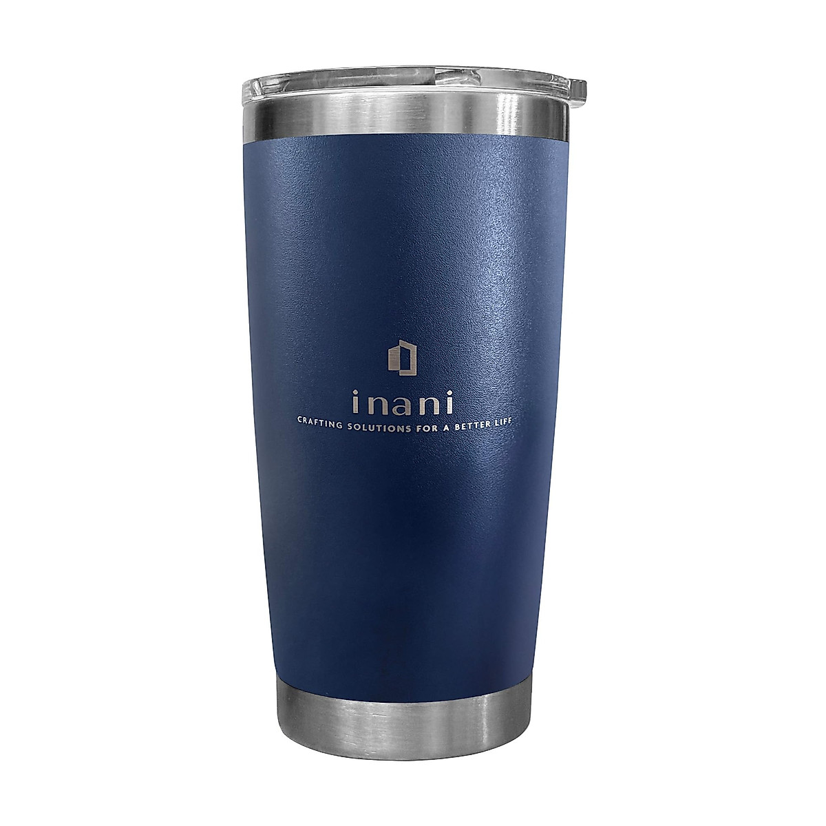 inani 20oz Stainless Steel Tumbler, Insulated Travel Coffee Cup, Leak-Resistant, Spill-Proof Lid, Dishwasher Safe, BPA-Free, Double-Wall Insulated Premium Travel Mug For Hot Or Iced Coffee, Navy Blue