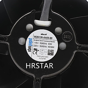 HRSTAR Original New Fan W2S130-AA03-90 115VAC/230VAC 0.26/0.62A 365m3/h 172 X150 X 55mm 2800min-1（r/min）Axial Fans