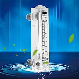 Water Meter Water Flow Meter Flow Meter Water Flow Meter for Rv Flow Sensor,Panel Type Glass Liquid Flowmetre Water Flow Measuring Meter 0.2-2GPM/1-7LPM