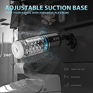 EORONE Male Sex Toys for Men Male Masturbator - Male Sex Toy for Men Adult Toys with 7 Thrusting & Rotating, 50dB Quiet Hands Free Pocket Pussy Stroker, 3D Sleeve Mens Sex Toys Adult Sex Toys & Games