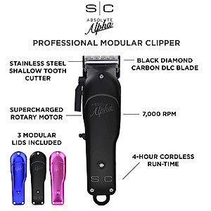 StyleCraft Absolute Alpha Professional Supercharged Modular Cordless Hair Clipper