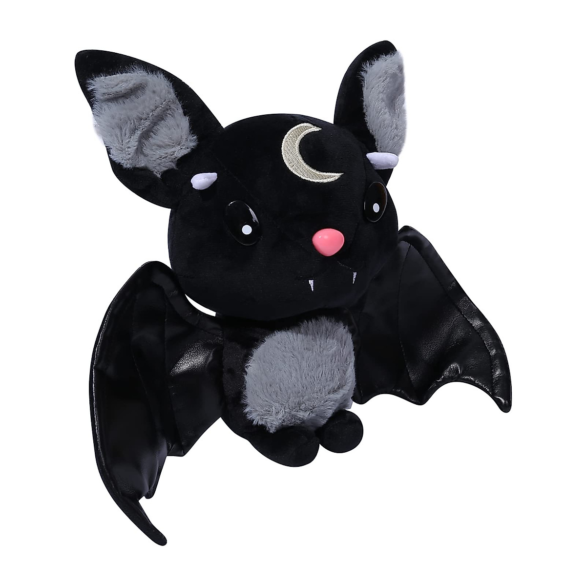 REYBEYOLA Cute Bat Stuffed Animal, Soft Bat Plush Doll Toy Gifts for Kids Birthday, Valentine, Christmas (Black, 11.81in)