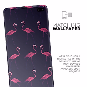 DesignSkinz Tropical Neon Summer Flamingo Protective Vinyl Decal Wrap Skin Cover Compatible with The Samsung Galaxy S20 (Screen Trim & Back Glass Skin)