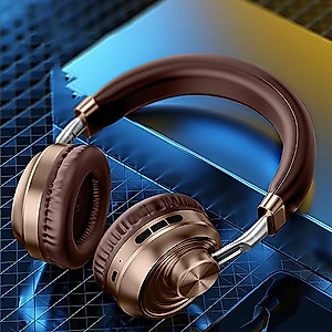 atinetok Bluetooth Wireless Noise-Cancelling Folding Headphones - Over-Ear 10 Hours Playtime Hi-Fi Stereo Music Sports Ultra-Long Standby Range Wired Wireless Headset for Game Sport