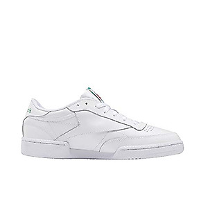 Reebok Men's Club C 85 Fashion Sneaker, white/green, 11 M US