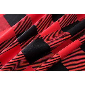 CYCHELRY Teen Girls Nightgowns-Loose Short Sleeve Sleepwear Cute Red Christmas Deer Nightdress Tween Pajamas Size 14