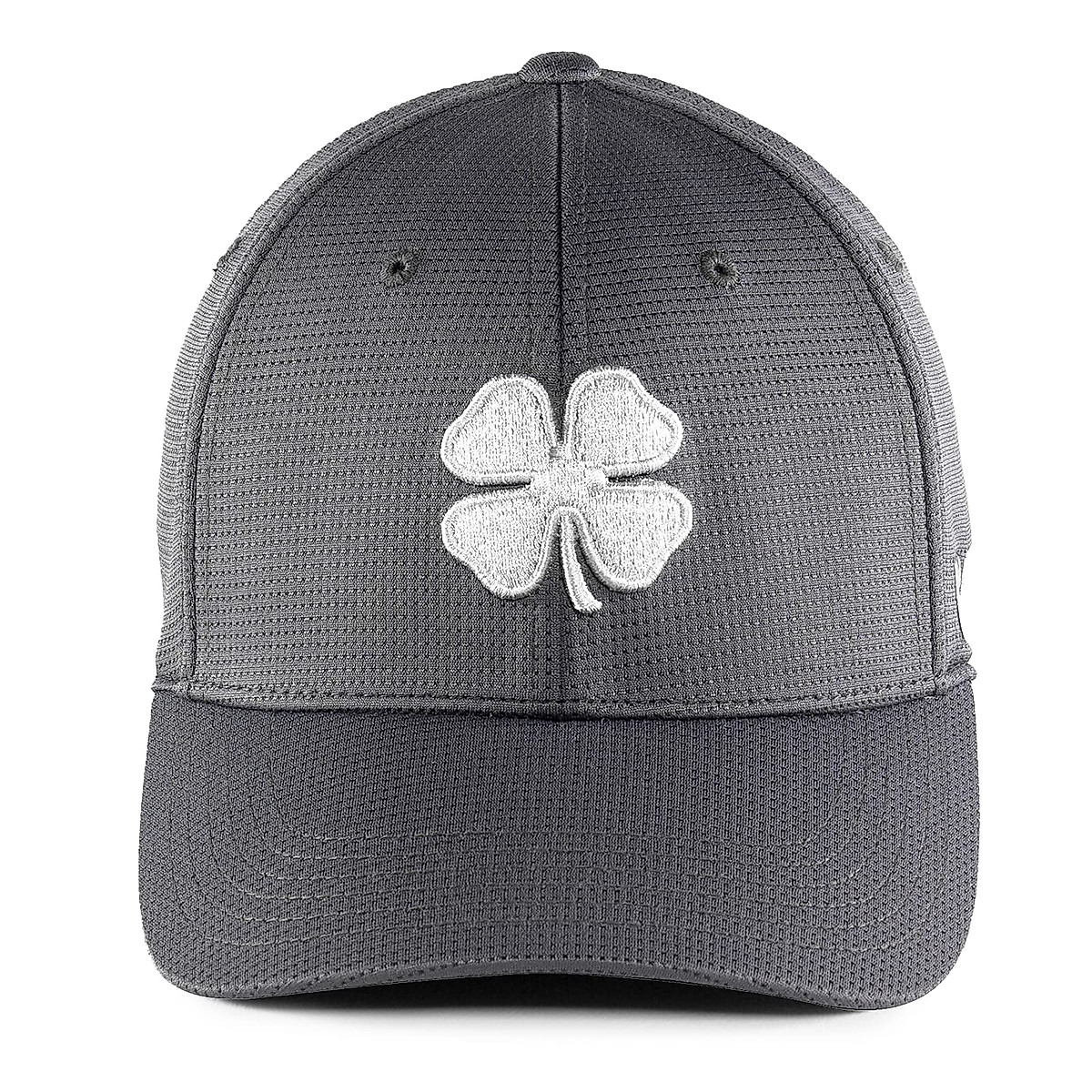 Black Clover Iron X Steel Flex Cap, White/Titanium (S/M)