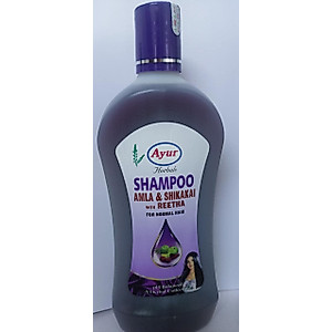 Ayur Herbals Shampoo Amla Shikakai with Reetha for Normal Hair 500ml