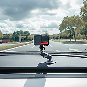 ANXPTIME Quick Release Magnetic Mount 360° Rotation Car Cell Phone Holder Stand for 360 Sports Camera Accessory Action Camera Magnetic Mount