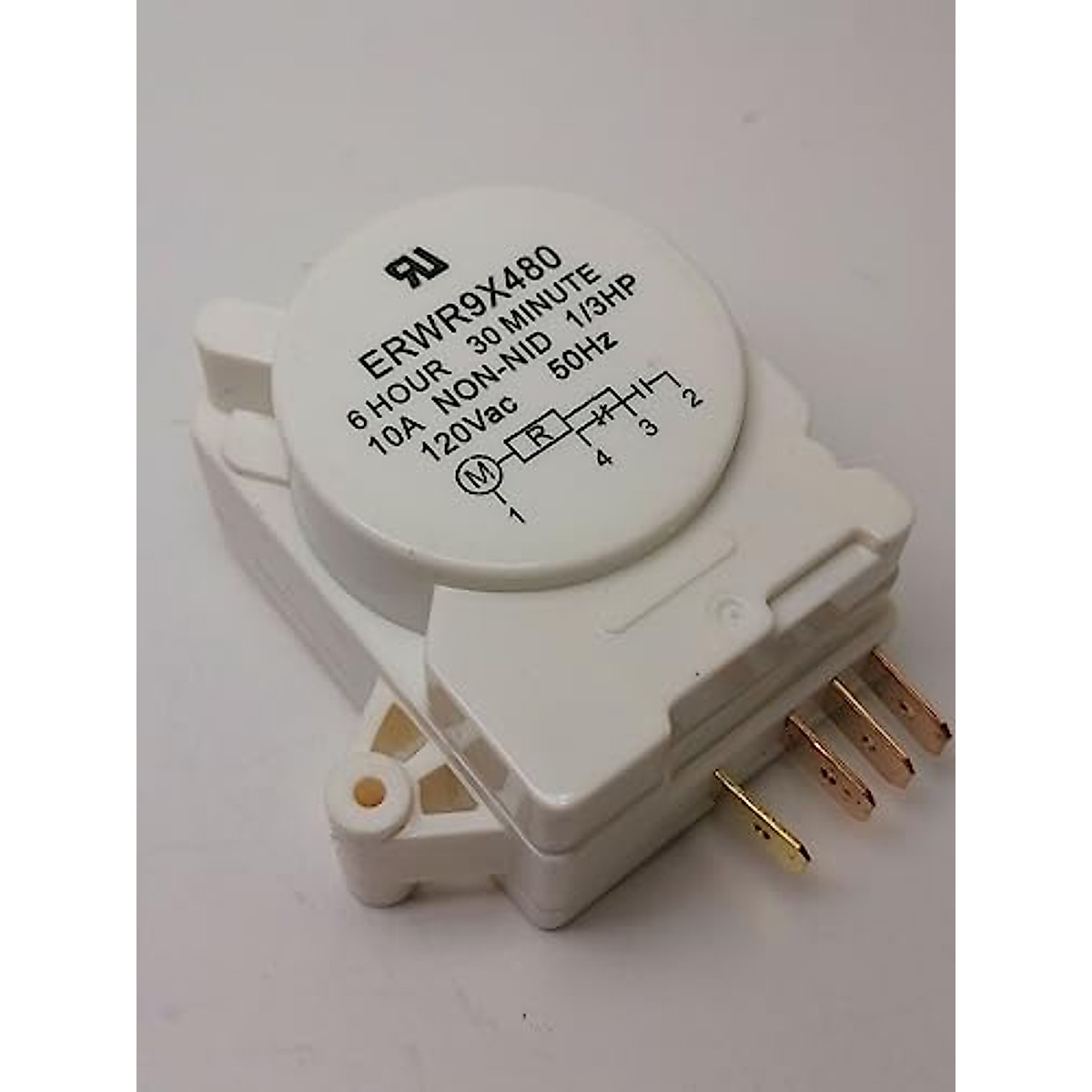 Refrigerator Defrost Timer Control Compatible with GE WR9X480 AP2635477 PS310849