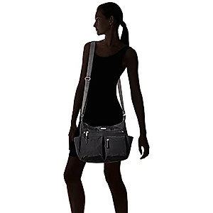 Baggallini womens New Classic"Heritage" With Rfid Phone Wristlet baggallini Anywhere Large Hobo, Black, One Size US