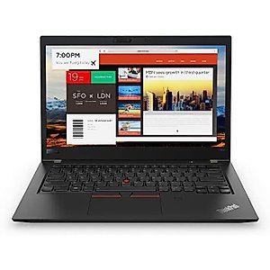 Lenovo ThinkPad T480s FHD 14.0'' Grade A Business Laptop, Intel Core i5-7300 Processor, 2.6GHz Base Frequency, 20GB RAM, 512GB SSD, Wi-Fi, Bluetooth, Camera, Windows 10 Pro 64-bit (Renewed)