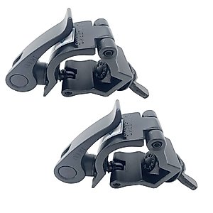 Dagogo Black Quick Release DJ Stage Lighting Truss Clamp OD Tubing Pipe 1-1/4-1-3/8 inches 32-35mm Heavy Duty 165 Lbs TUV Aluminum