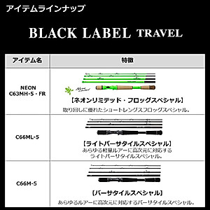 Daiwa 21 C70MH-5 Black Label Travel
