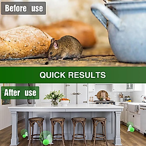 Rats Mouse Deterrent Balls, 12Pcs Peppermint Oil Moth Balls for Rats Mouse Deterrent