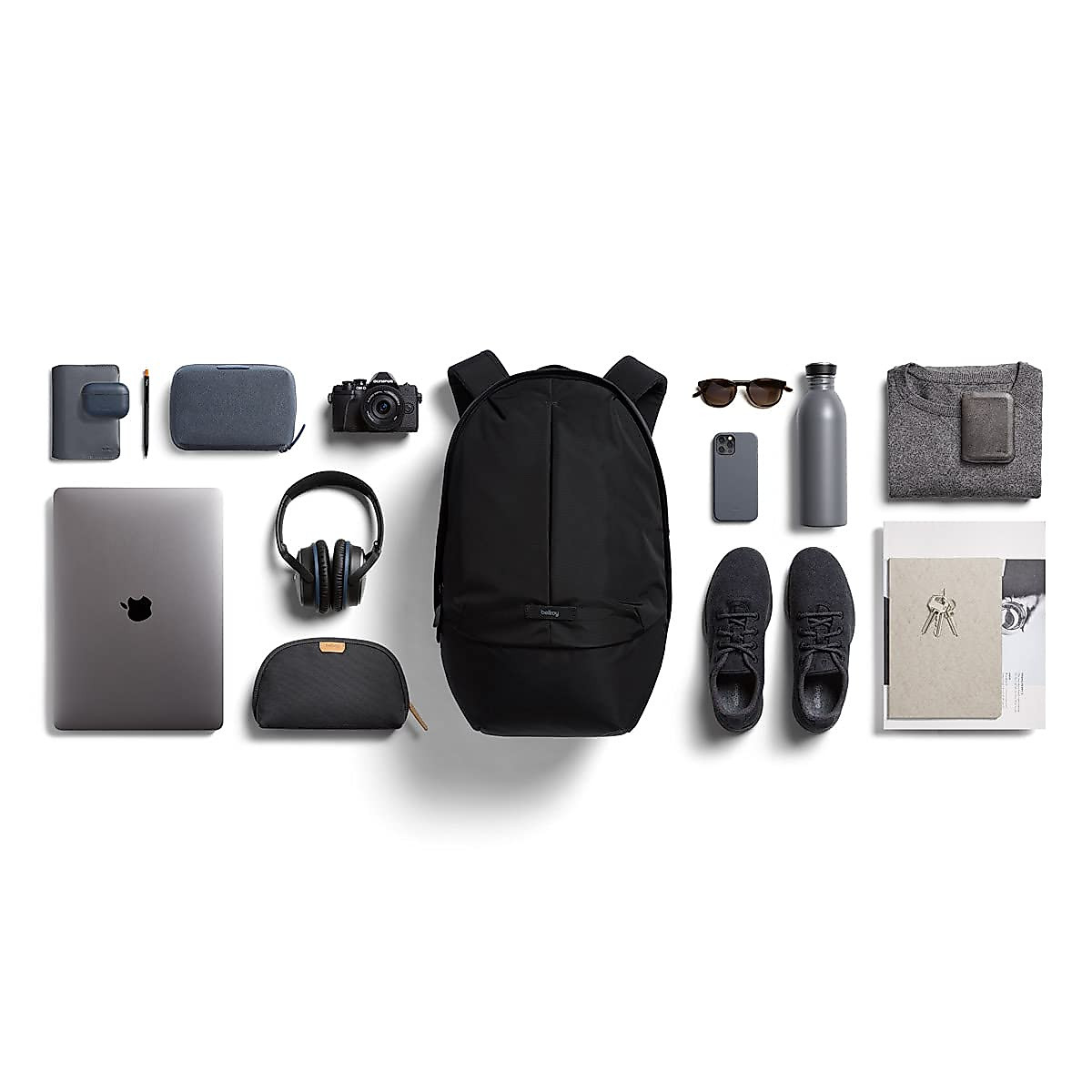 Bellroy Classic Backpack Plus – (Laptop Bag, Laptop Backpack, 24L) - Black