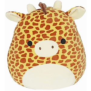 Squishmallows Official Kellytoy Plush 8 Inch Squishy Soft Plush Toy Animals (Gary Giraffe (Solid Hair))