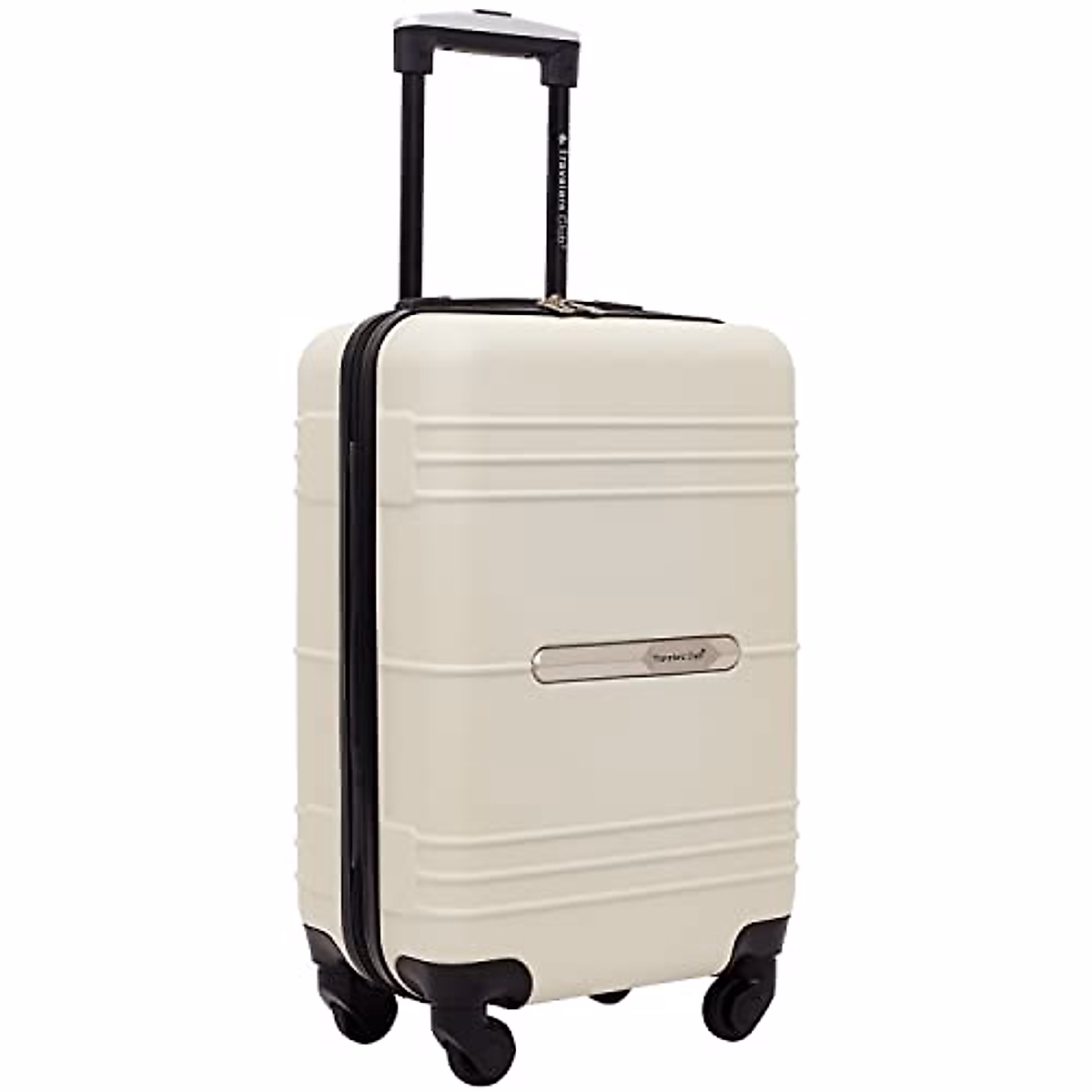 Travelers Club Richmond Spinner Luggage, Bone, Carry-On 20-Inch