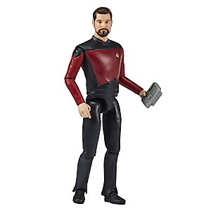 Star Trek Playmates Toys Universe: 5" Commander William Riker “Next Generation Action Figure with Accessories, Multi
