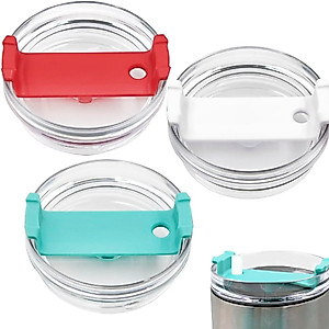 Jasilon 40 Oz Tumbler Replacement Lids, Tumbler Accessories Compatible with 40 Oz, Quencher H1.0, Replacement Tumbler Lids Fit for Stainless Steel Tumbler with handle, Travel Tumbler