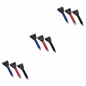 ERINGOGO 9 Pcs Plastic Scraper Blades Snow Cleaner for car Vehicle Snow Removal Cars Cars Windshield Frost Scraper Auto ice Shovel ice Scraper Snow Shovel Shaving Cream Small Window Scraper