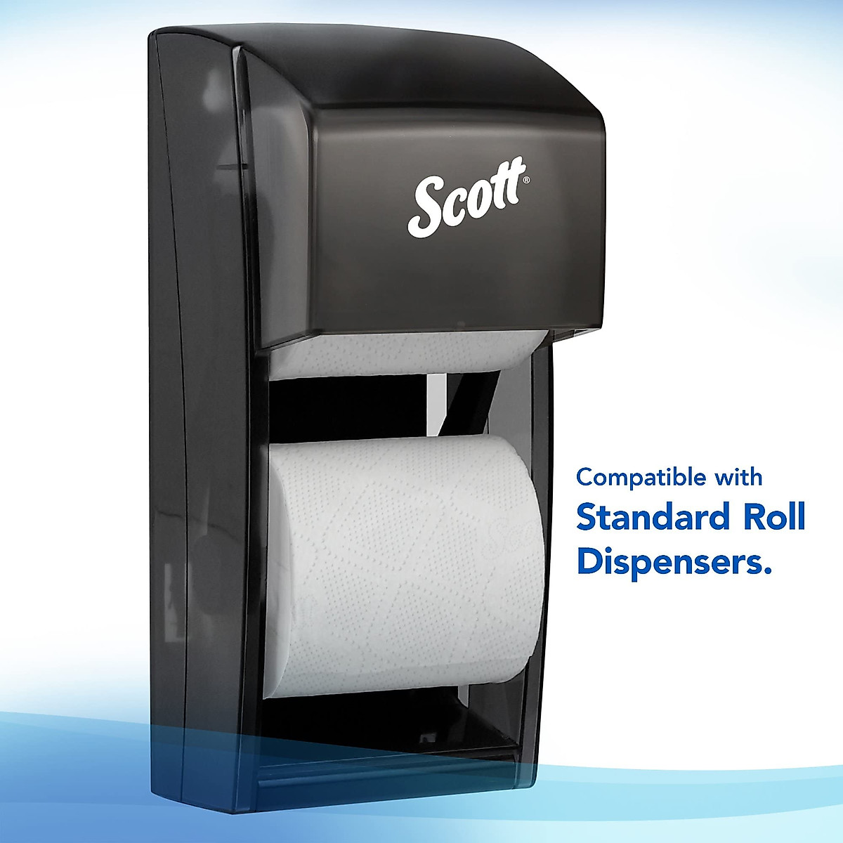 Scott® Professional Standard Roll Bathroom Tissue (05102), White, 80 Rolls/Case, 1,210 Sheets/Roll, 96,800 Sheets/Case