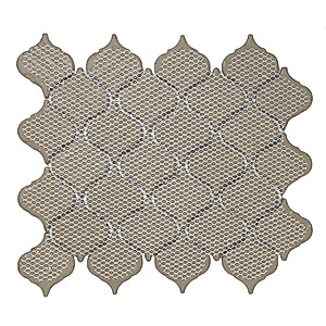 Tenedos Premium Cobalt Blue 2 Inch Lantern Glossy Porcelain Mosaic Tile Backsplash for Kitchen, Bathroom Shower, Pool Tiles (20 Sheets)