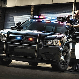 PARTOL Car PA System Truck Siren Horn 7 Tone Sound with Mic PA Speaker Vehicle Siren Megaphone Speaker 100W 12V Emergency Sound Amplifier with Microphone Police Fire Ambulance Hooter Traffic Sound