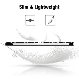 Fintie Case for iPad Air 11-inch M2 (2024), iPad Air 5th / 4th Generation (2022/2020) 10.9 Inch - SlimShell Hard Protective Back Cover with Pencil Holder, Composition Book