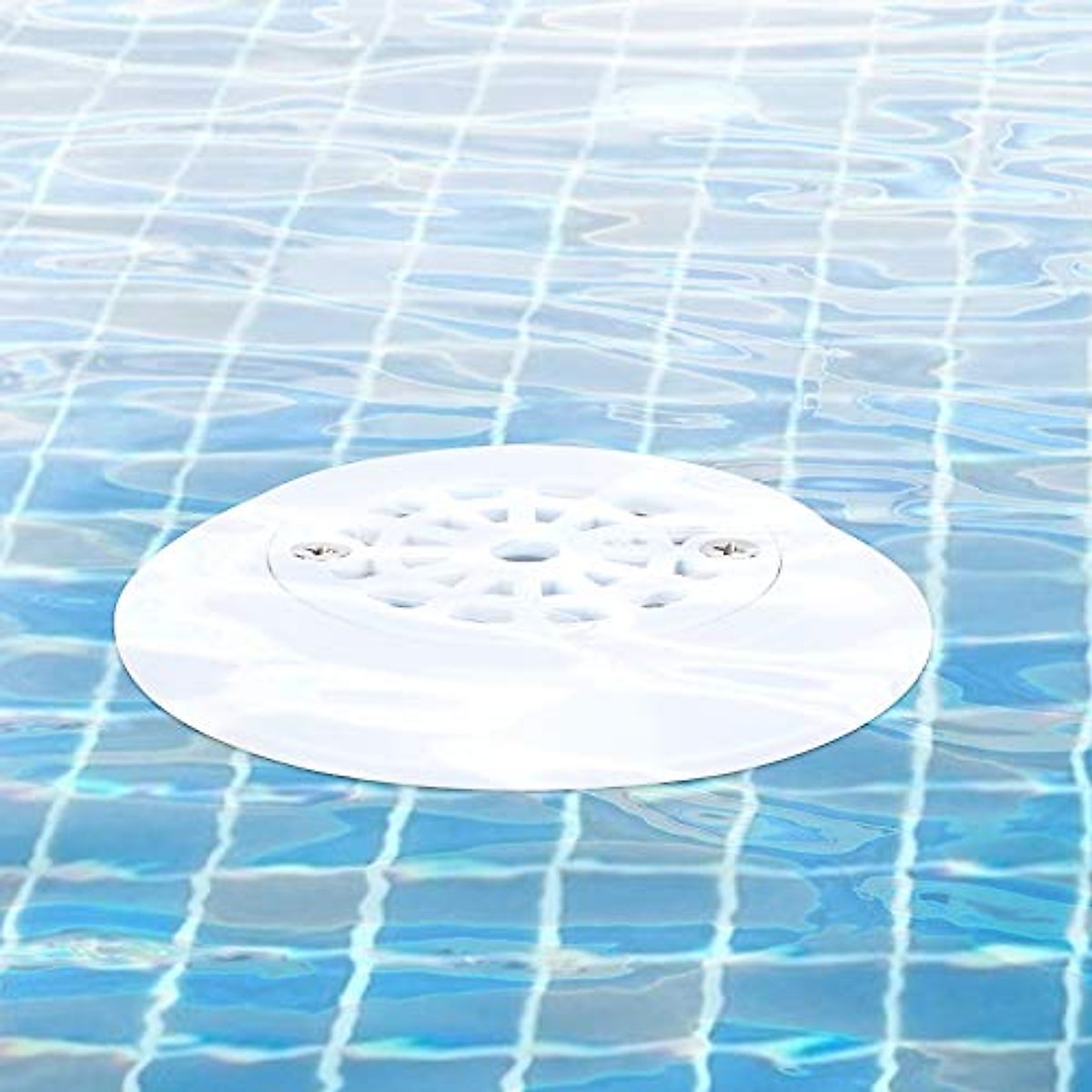 Qinlorgo Easy to Install and Replace Floor Drain, Swimming Pool Drainer, Abs Material Filter Type Sturdy Home for Swimming Pool Use Garden(1.5 inch)