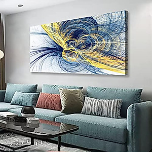 Abstract Pictures Canvas Wall Art for Living room Bedroom or Bathroom Wall Decor,Abstract art Wall Art Print Paitnings for home Decor,Line drawings Waterproof Stretched Ready to Hang-20x40inches